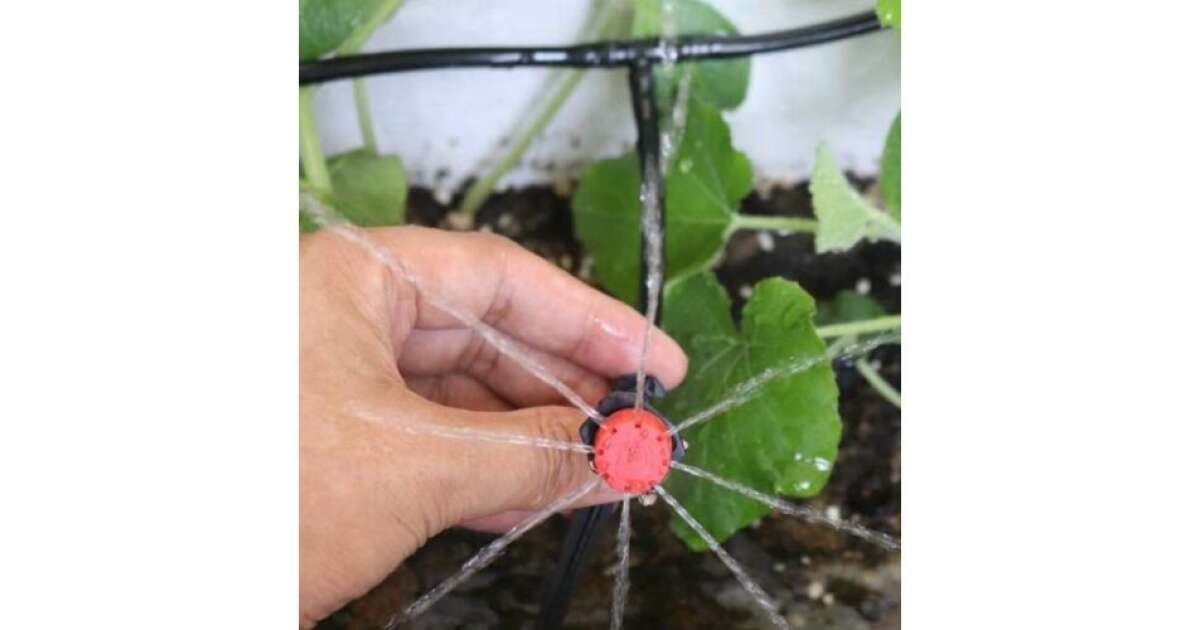 Sistem de irigare prin picurare cu 51 de piese furtun de 15 m | Pepita.com