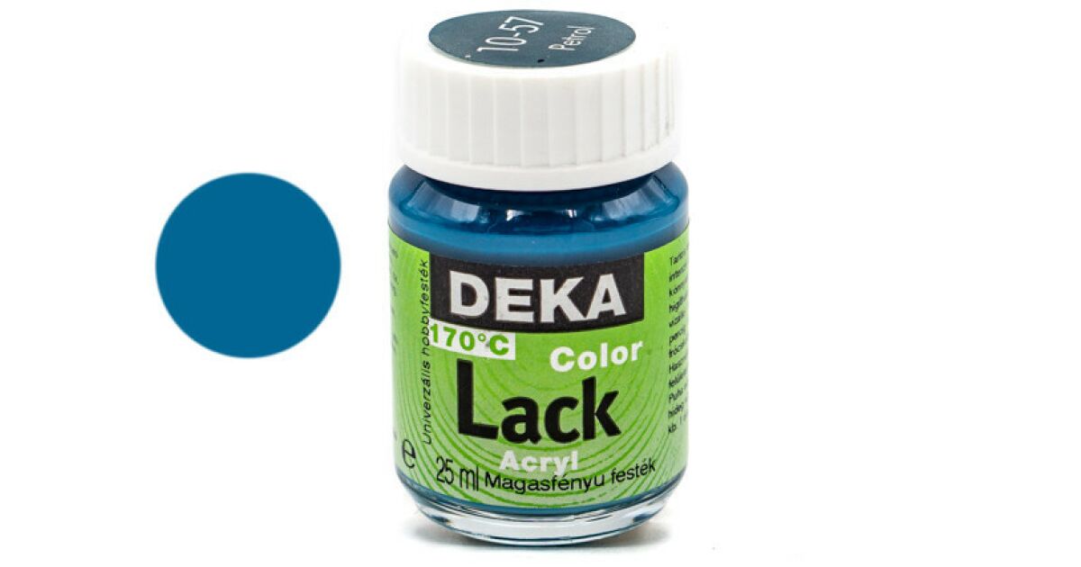 Deka Color Lack, fényes akrilfesték, 25ml, olajzöld | Pepita.hu