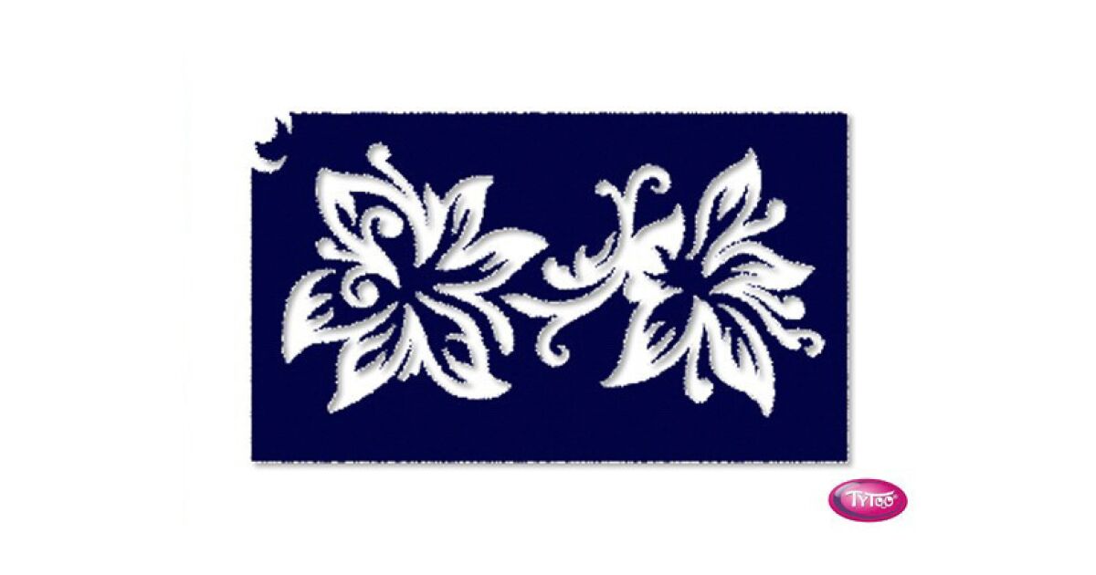 Tytoo testfestő minta sablon 5x8cm VI-10 Liliom virág | Pepita.hu