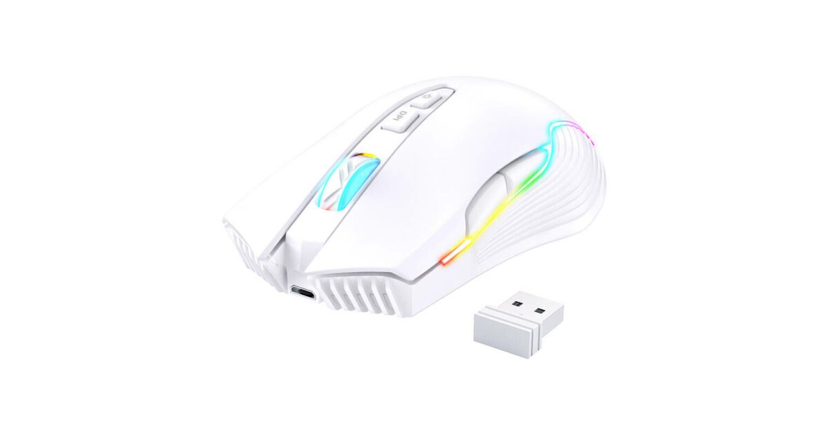 Onikuma CW905 White Wireless Gaming Mouse | Pepita.hu