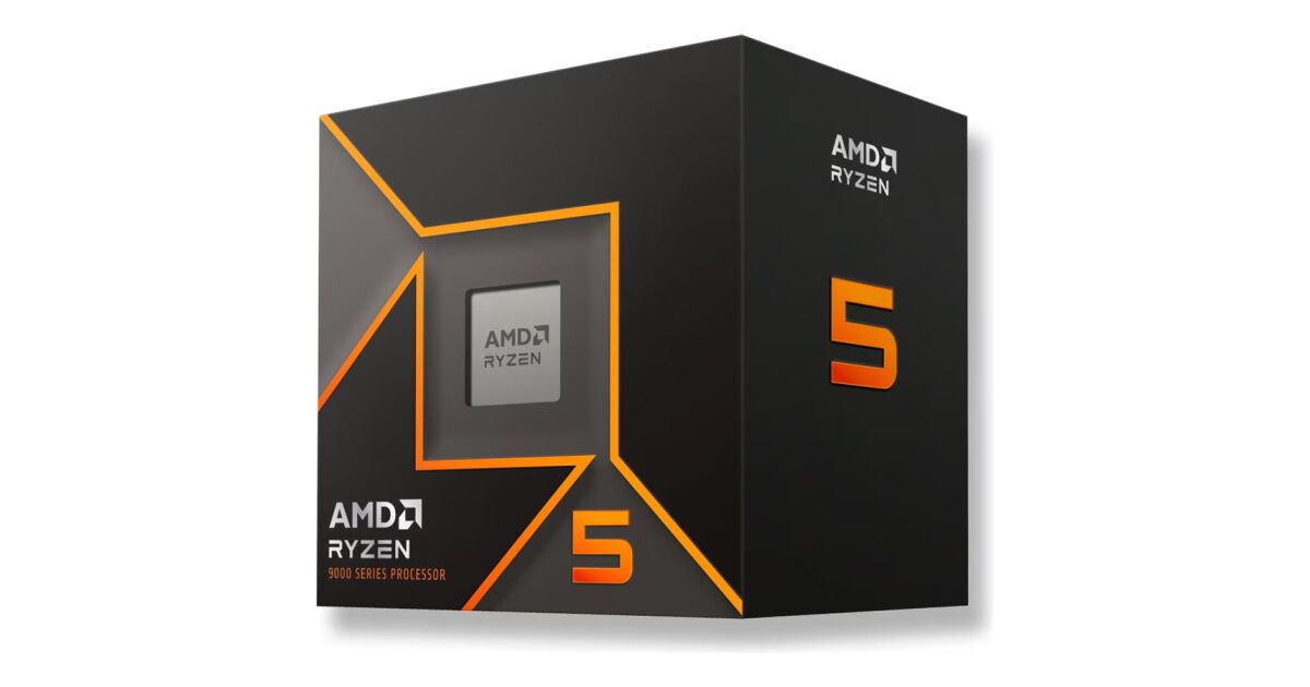Procesor AMD Ryzen 5 9600, 3.8 - 5.2 GHz, 38MB cache, Socket AM5, Box ...