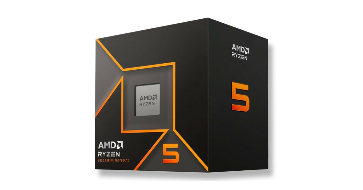 Procesor AMD Ryzen 5 9600, 3.8 - 5.2 GHz, 38MB cache, Socket AM5, Box ...