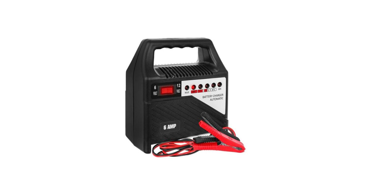 Akkumulátor töltő 6v / 12V max 6A, automata töltés | Pepita.hu