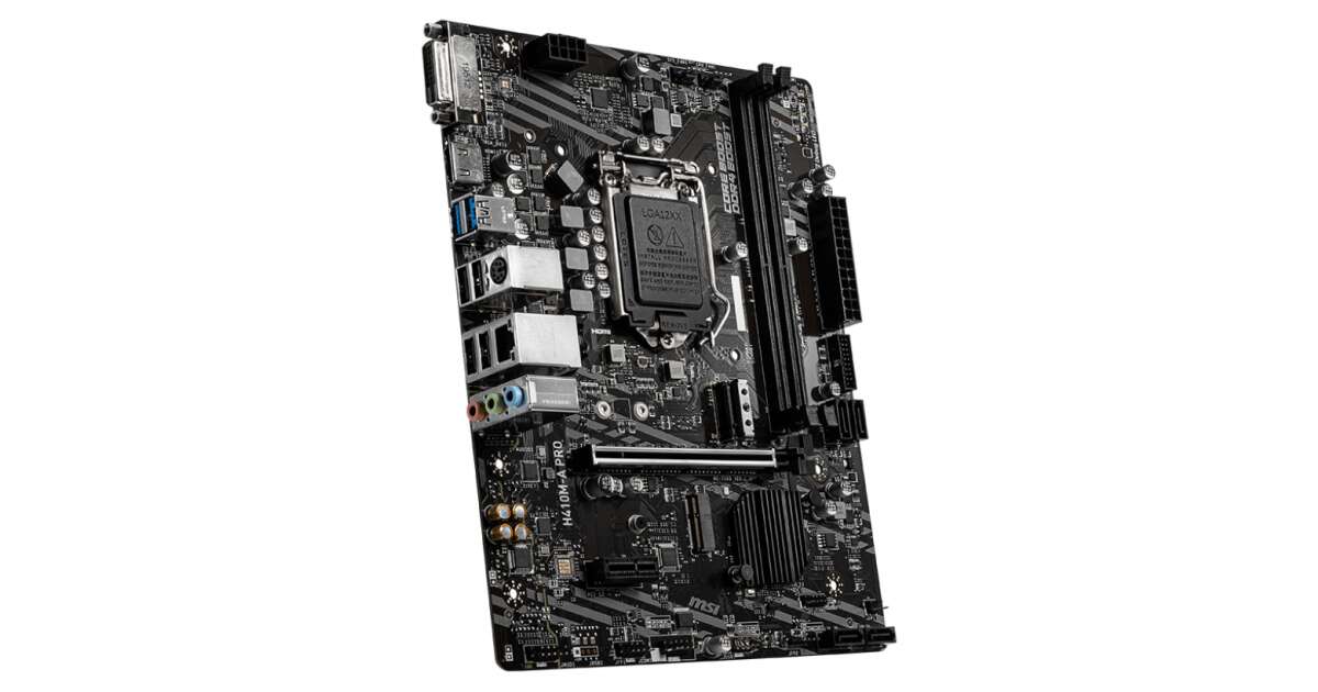 Placă de bază MSI H410M-A PRO Intel H410 LGA 1200 Micro ATX | Pepita.com