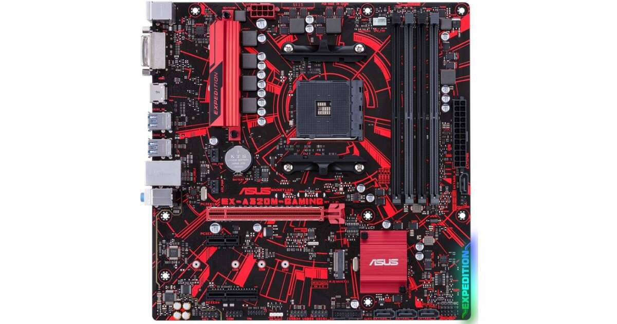 ASUS EX-A320M-GAMING AMD A320 Gniazdo AM4 Micro ATX | Pepita.com