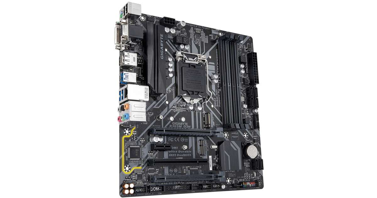 Płyta główna Gigabyte B365M D3H Intel B365 LGA 1151 (gniazdo H4) Micro ...