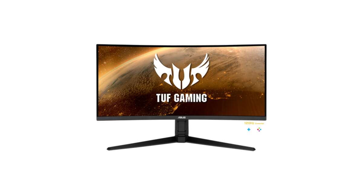 Asus TUF Gaming VG34VQL1B Monitor, 86,4 cm (34) 3440 x 1440 pixelek ...