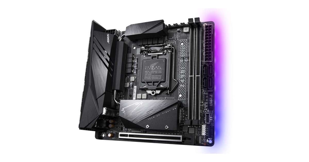 Gigabyte Z490I AORUS ULTRA (rev. 1.x) Intel Z490 LGA 1200 mini ITX ...