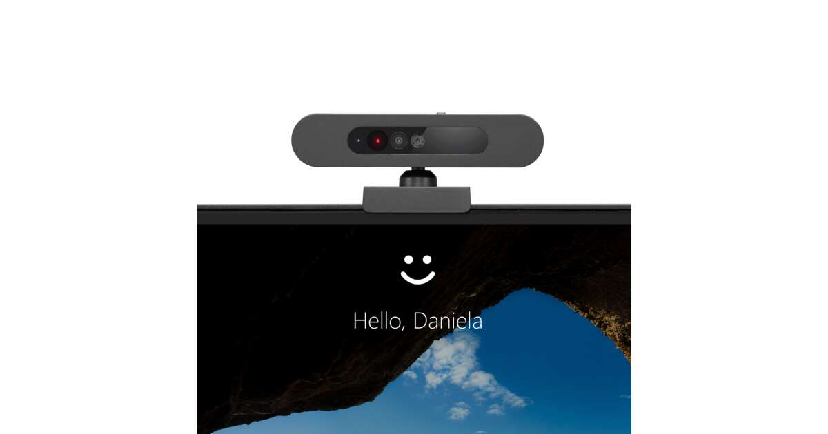 Lenovo 500 FHD Webcam 1920 x 1080 Pixel USB-C Schwarz | Pepita.com