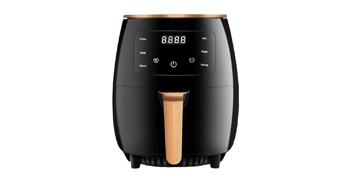 KIMIYO 6L LCD kijelzős Air Fryer – nagy kapacitású, egészséges ...