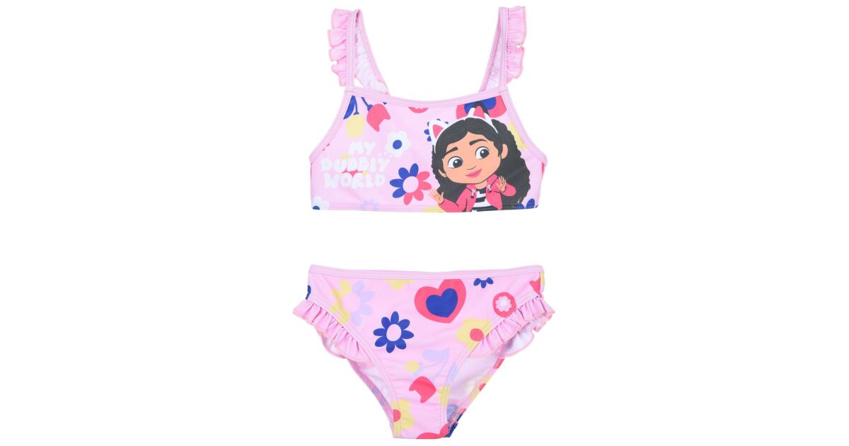 Netflix Gabi Puppenhaus Bikini blumig gerüscht 5-6 Jahr (116 cm ...