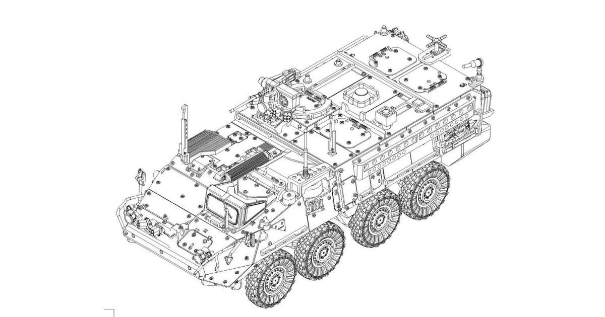 Trumpeter M1130 Stryker Command Vehicle 1:72 (07423) | Pepita.hu