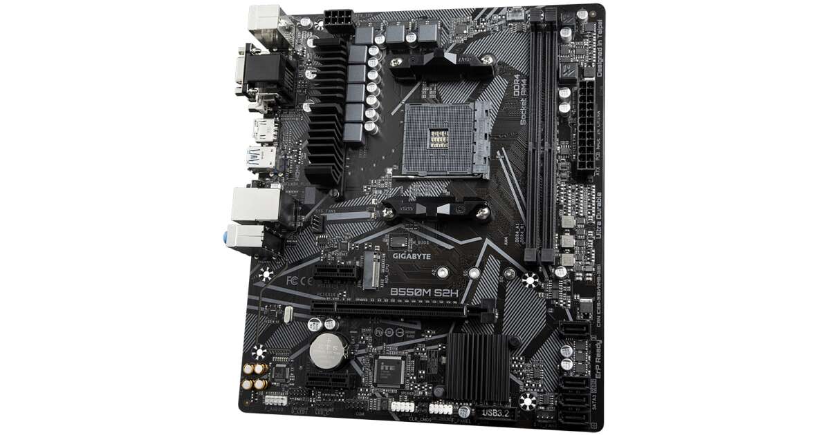 Gigabyte B550M S2H AMD B550 AM4 pätica Micro ATX | Pepita.com