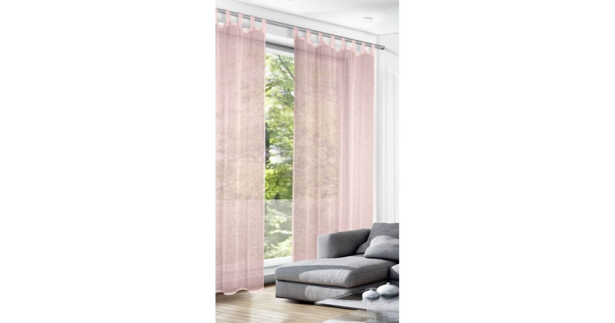 Cortină gata făcută cu urechi Rose 135 x 245 cm | Pepita.com