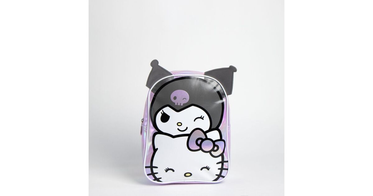 Rucsac holograma Hello Kitty Kuromi, geanta 32 cm | Pepita.com
