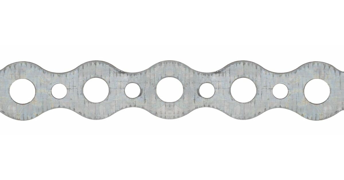 Banda Perforata din Otel Zn ETS 12x0.7 mm 5 mm 10 m | Pepita.com