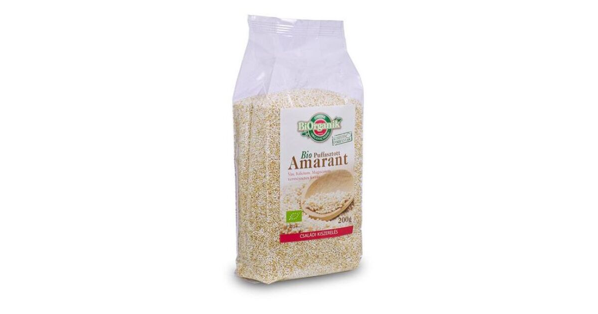BIO puffasztott amarant 200g BiOrganik | Pepita.hu