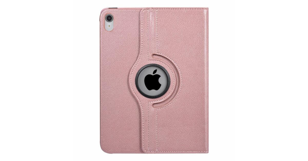 iPad 2025 11 coll (iPad 11) tablettok - rose gold fordítható műbőr ...