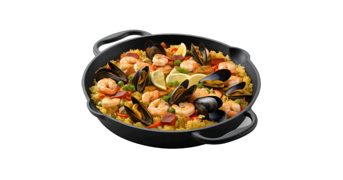 Navaris öntöttvas serpenyő tűzhelyhez / sütőhöz / grillhez - 30,6 cm ...