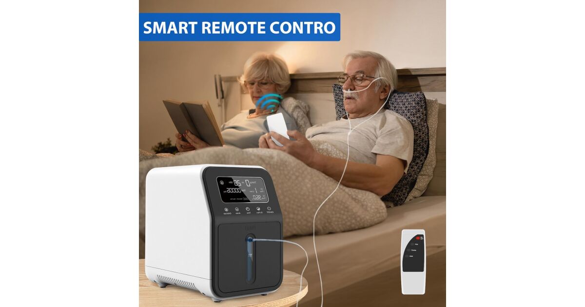 Concentrator de Oxigen Portabil NeoHGS, Capacitate 1-9L/min ...