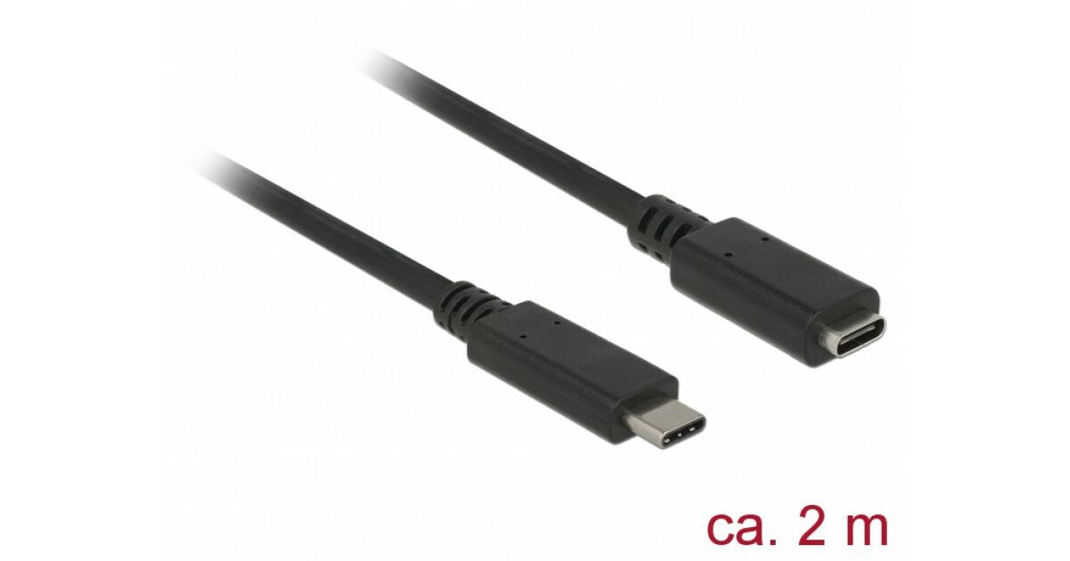 Delock Bovítokábel SuperSpeed USB (USB 3.1 Gen 1) USB Type-C dugó ...