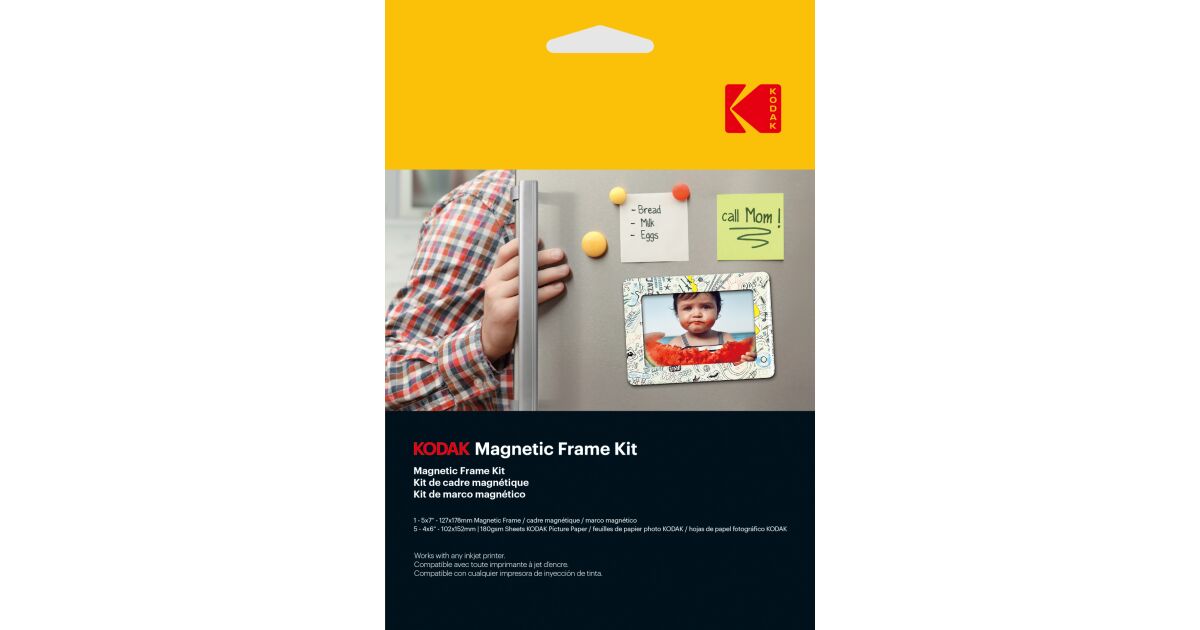 Kodak Memory hűtőmágnes fényképekeret, 10x15cm, 5db | Pepita.hu