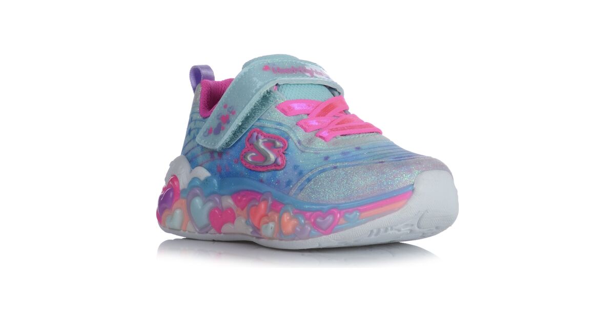 Skechers Eternal Heart Lights 302696NLBMT Gyerek Kék 22 Sportcipő ...
