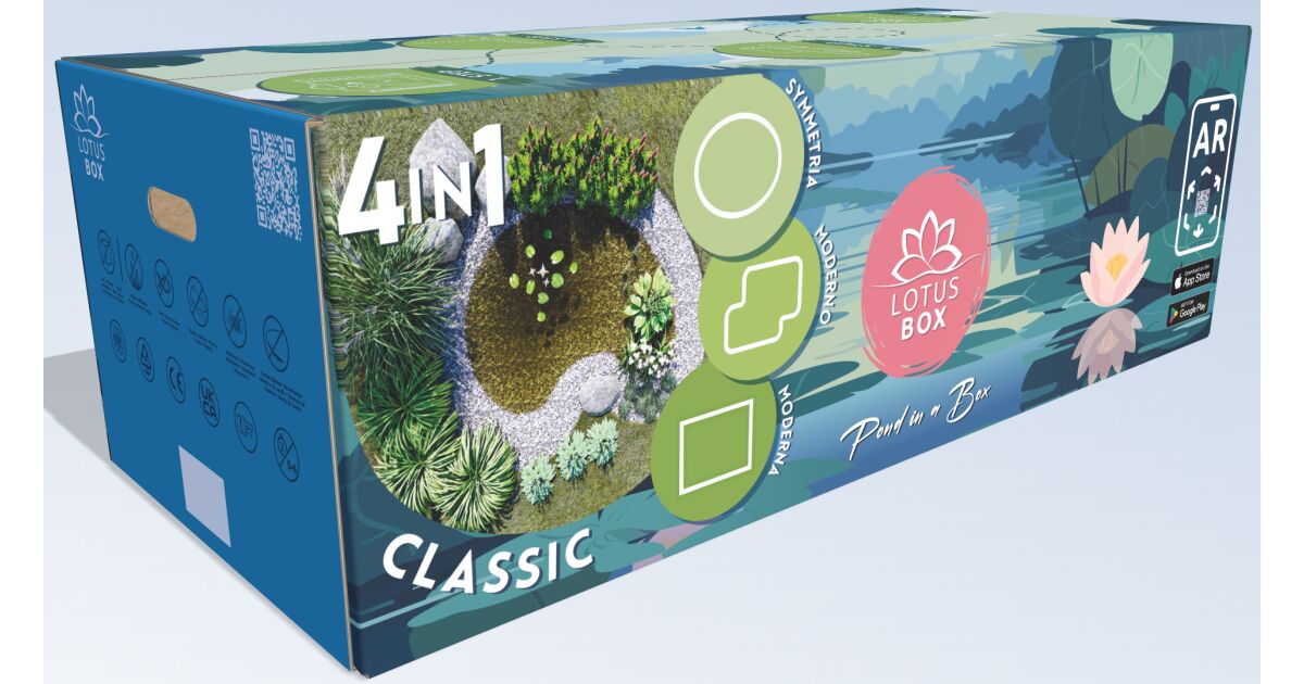 Lotus Box S méret, Tó a dobozban, Kerti tó | Pepita.hu