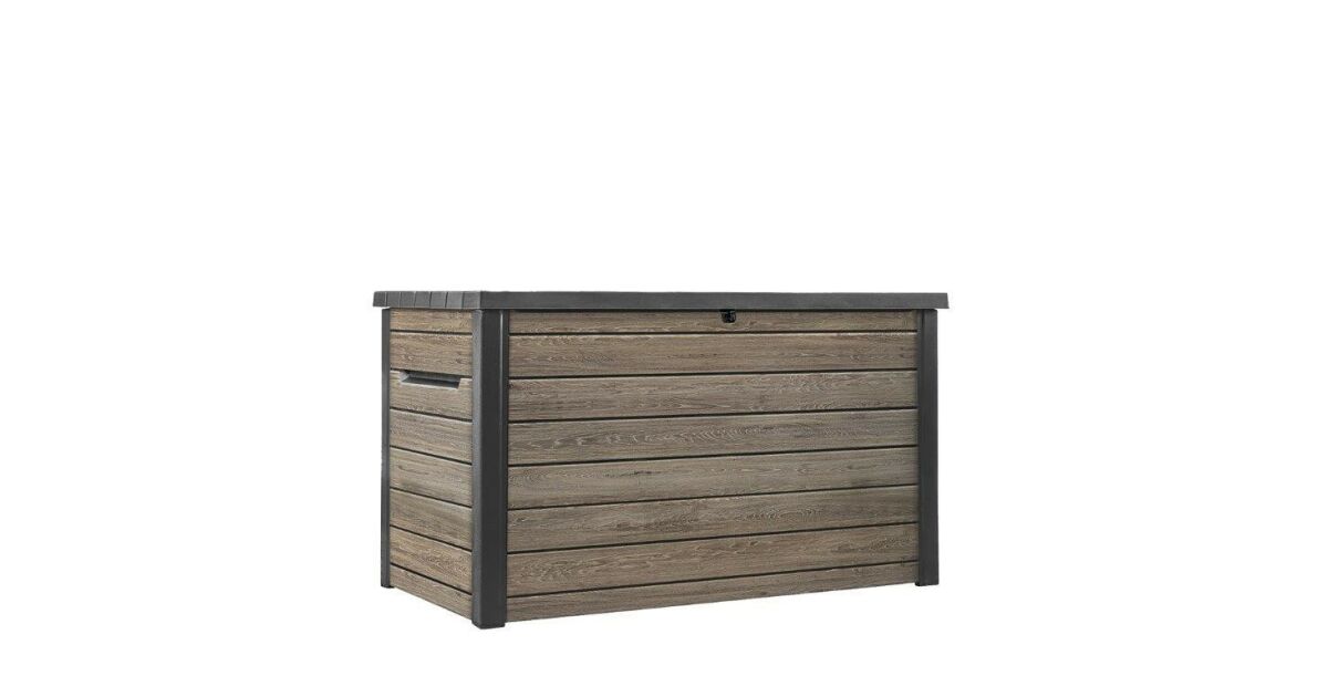 Kerti láda Keter Deco 870 l kőrisfa színben | Pepita.hu