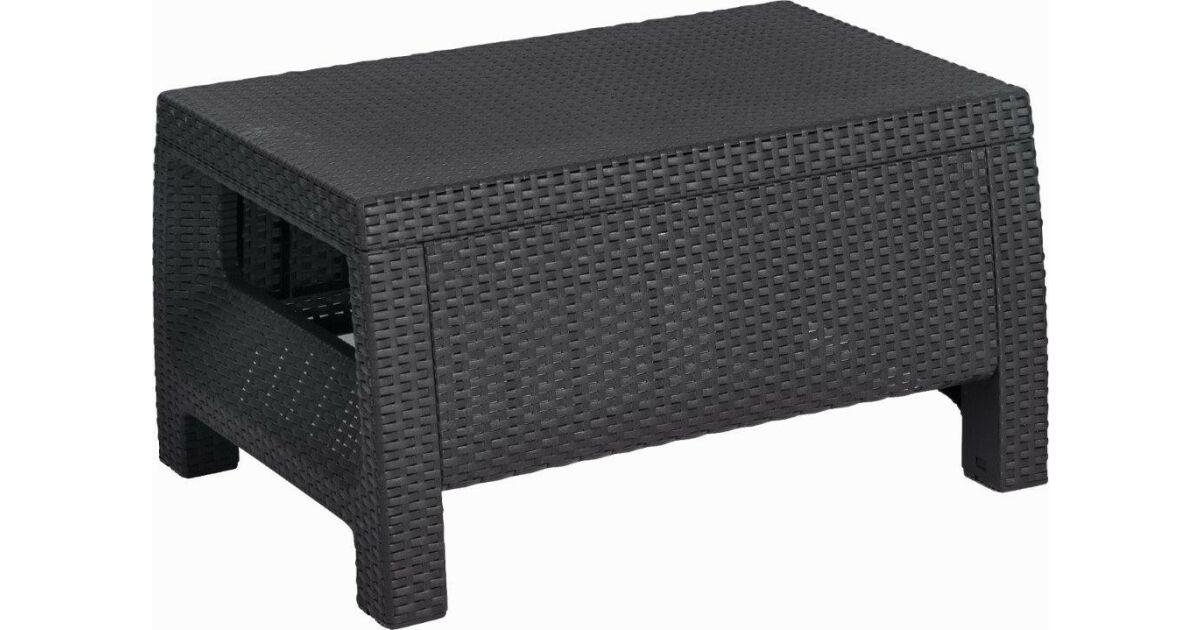 Keter Corfu II kerti asztal, grafitszürke | Pepita.hu