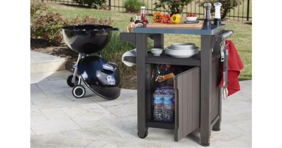 Keter UNITY 105L grill asztal barna | Pepita.hu