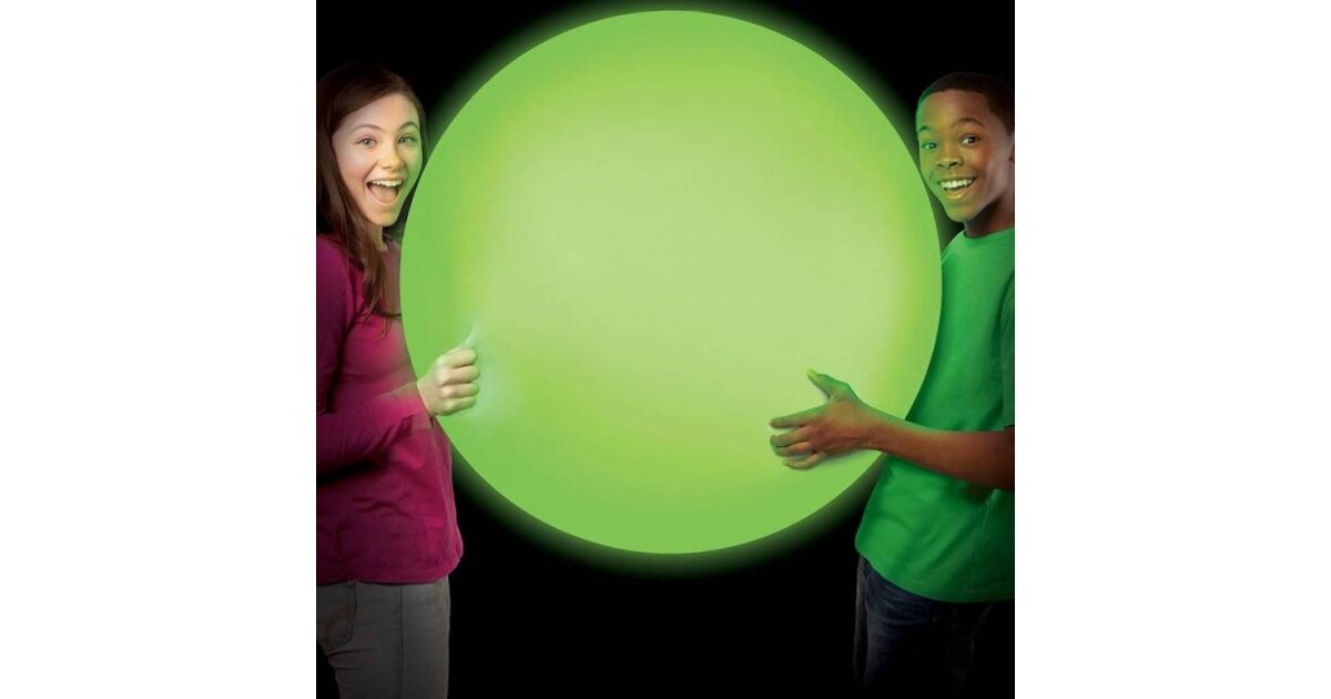 Super Glo Wubble világító buboréklabda zöld színben 75cm | Pepita.hu