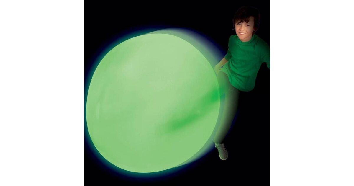 Super Glo Wubble világító buboréklabda zöld színben 75cm | Pepita.hu