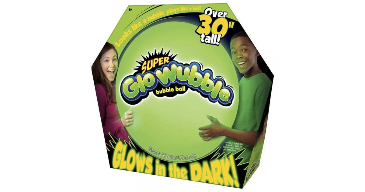 Super Glo Wubble világító buboréklabda zöld színben 75cm | Pepita.hu