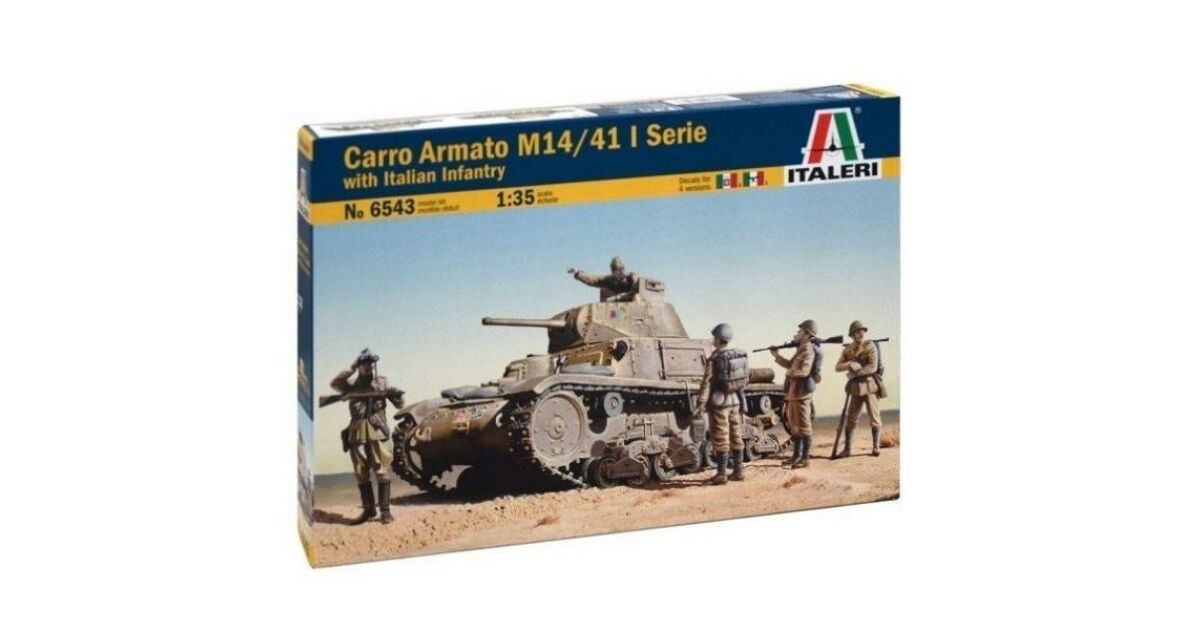 Italeri: Panzermodell Carro Armato M14/41, 1:35 | Pepita.com
