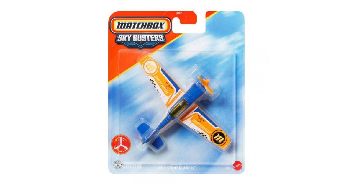 Matchbox Sky Busters: MBX Stunt Plane II repülő modell 1/64 - Mattel ...