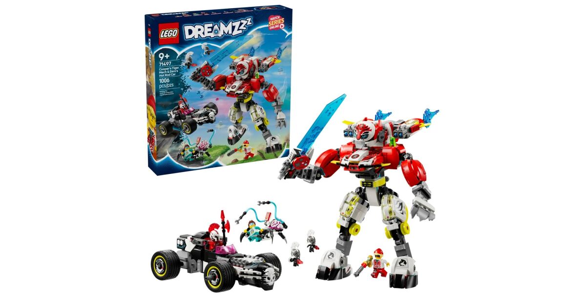 LEGO® (71497) DREAMZzz - Cooper tigrisrobotja és Zero hot rod autója ...