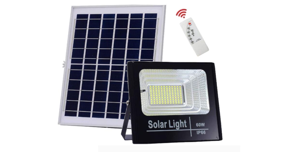OEM LED napelem projektor 60W, erős 132 LED-del, távirányítóval több ...