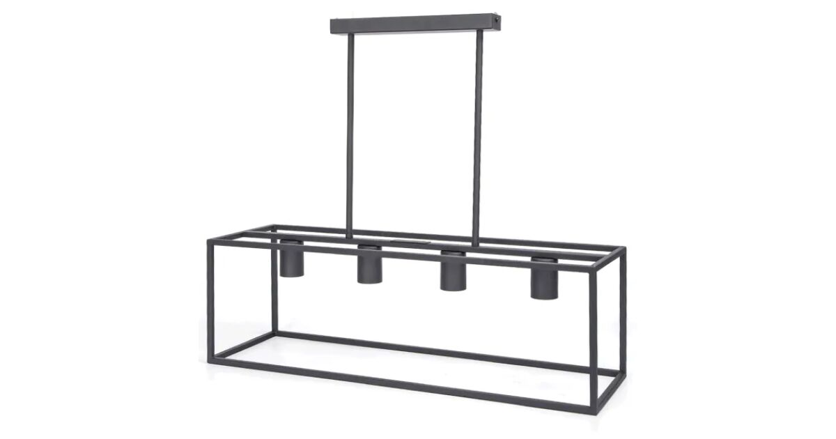 4 pontos fém függőlámpa állítható rúddal, E27 40-110 cm, E27 | Pepita.hu