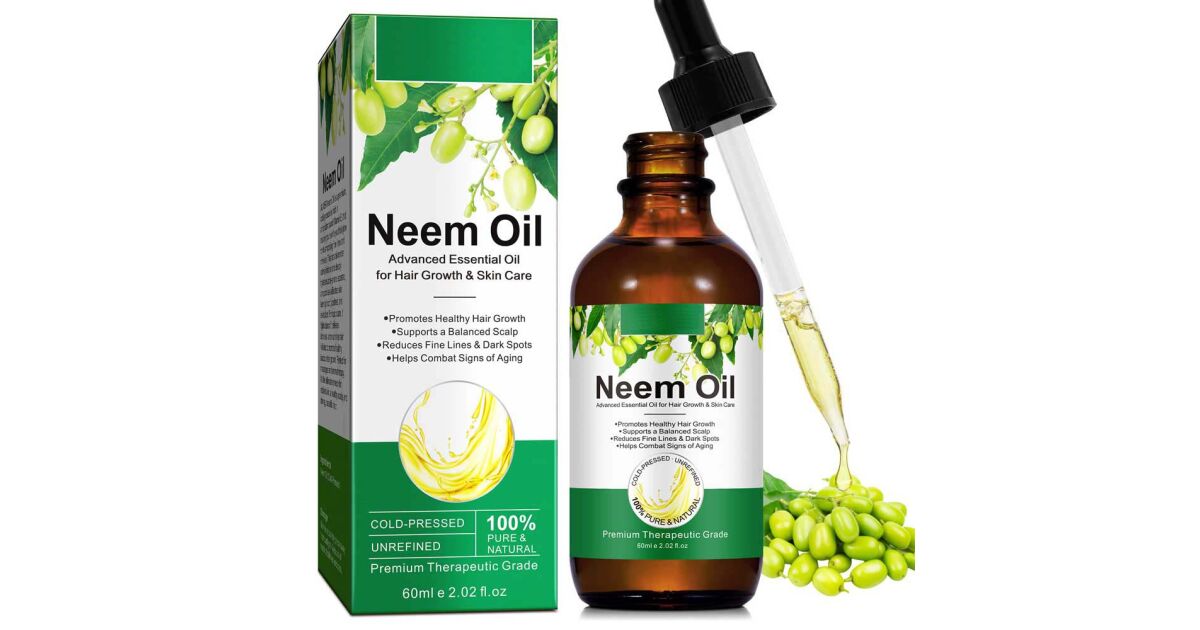 Prémium neem olaj, 100% természetes és tiszta hajnövekedésért és ...