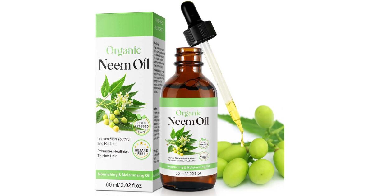 Organikus neem olaj, 100% természetes, prémium, hexánmentes, bőrre ...
