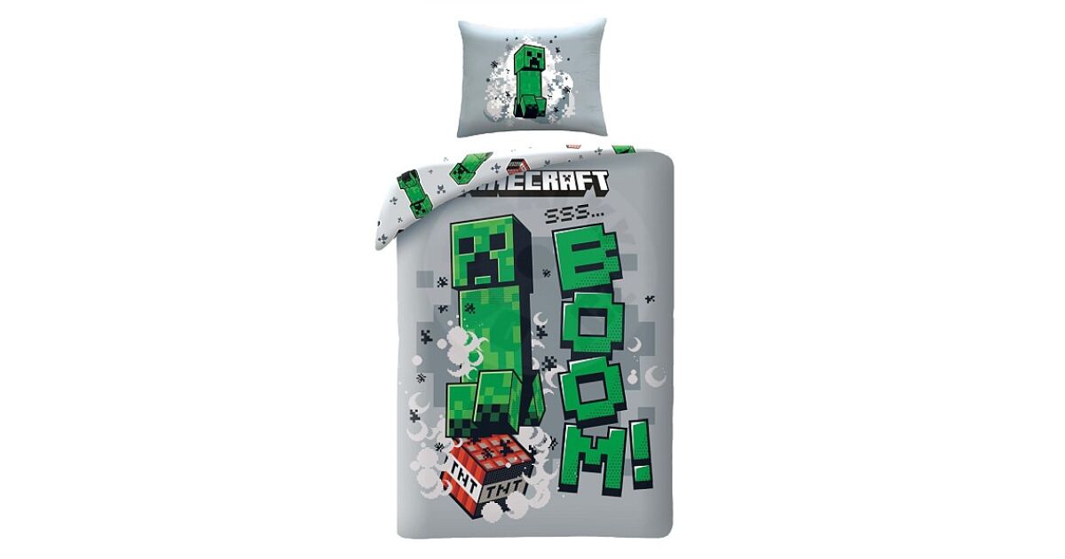 Minecraft ágyneműhuzat szett 140x200 cm - BOOM | Pepita.hu