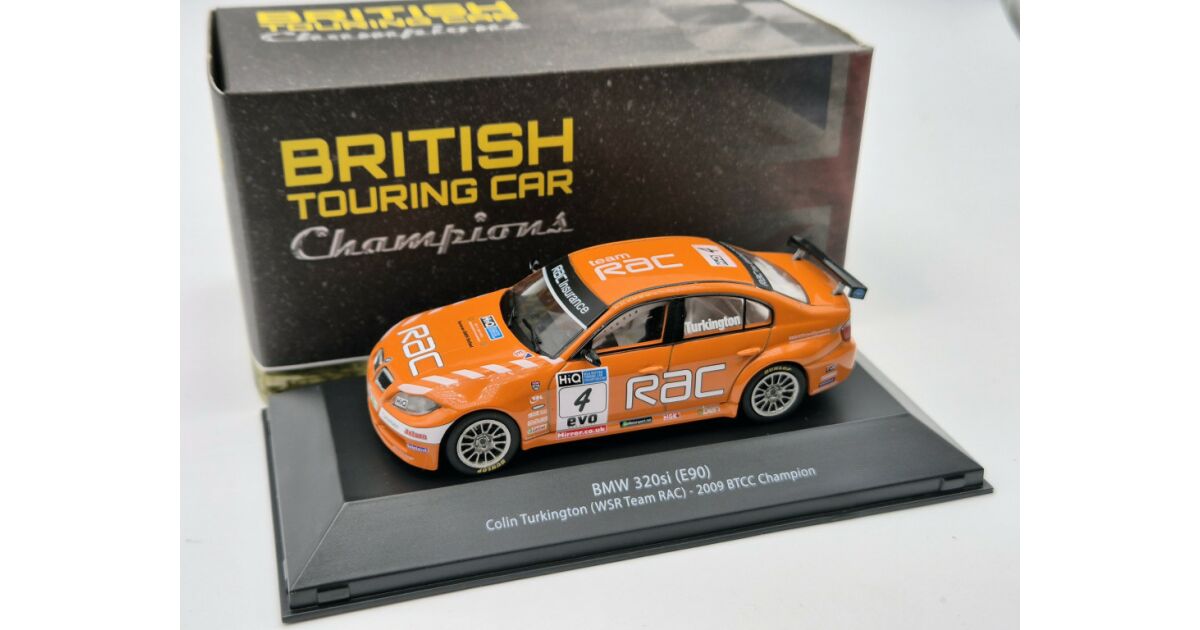 BMW 320si E90 TEAM WSR RAC č. 4 Šampión BTCC 2009 | Pepita.com