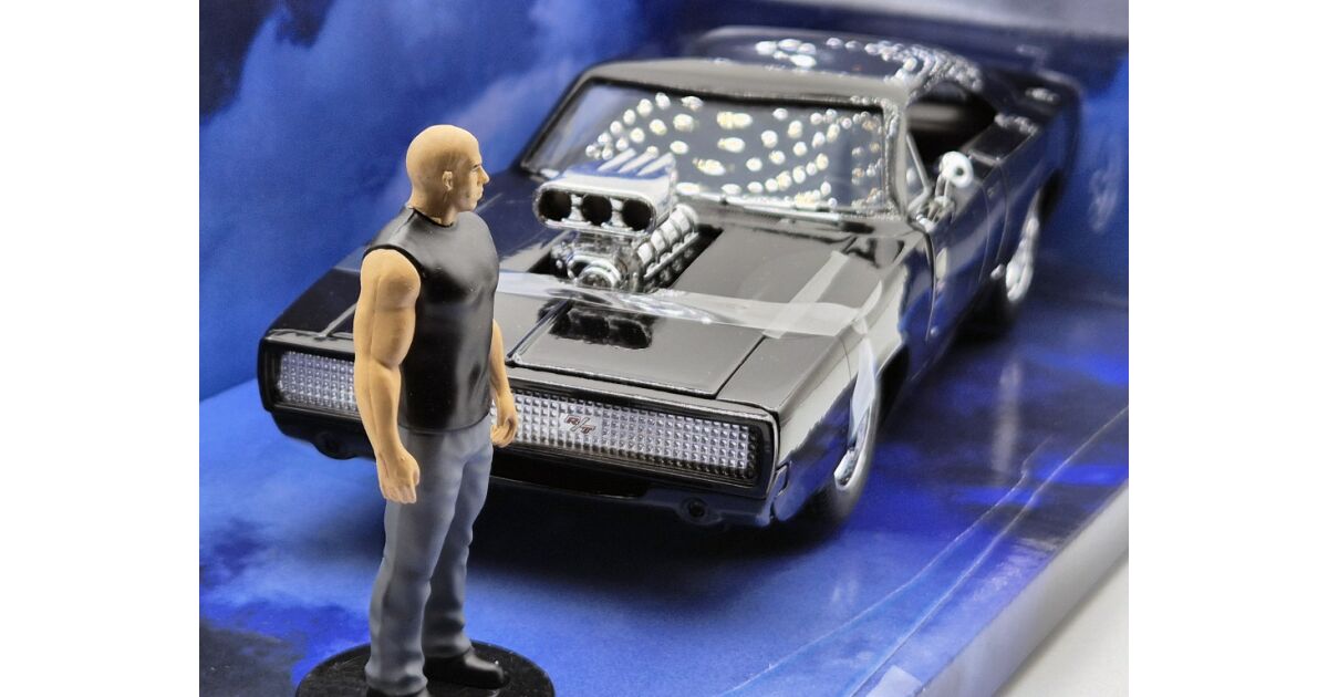 Dom's Dodge Charger (1970) - Dom figurával - Fast & Furious - Halálos ...