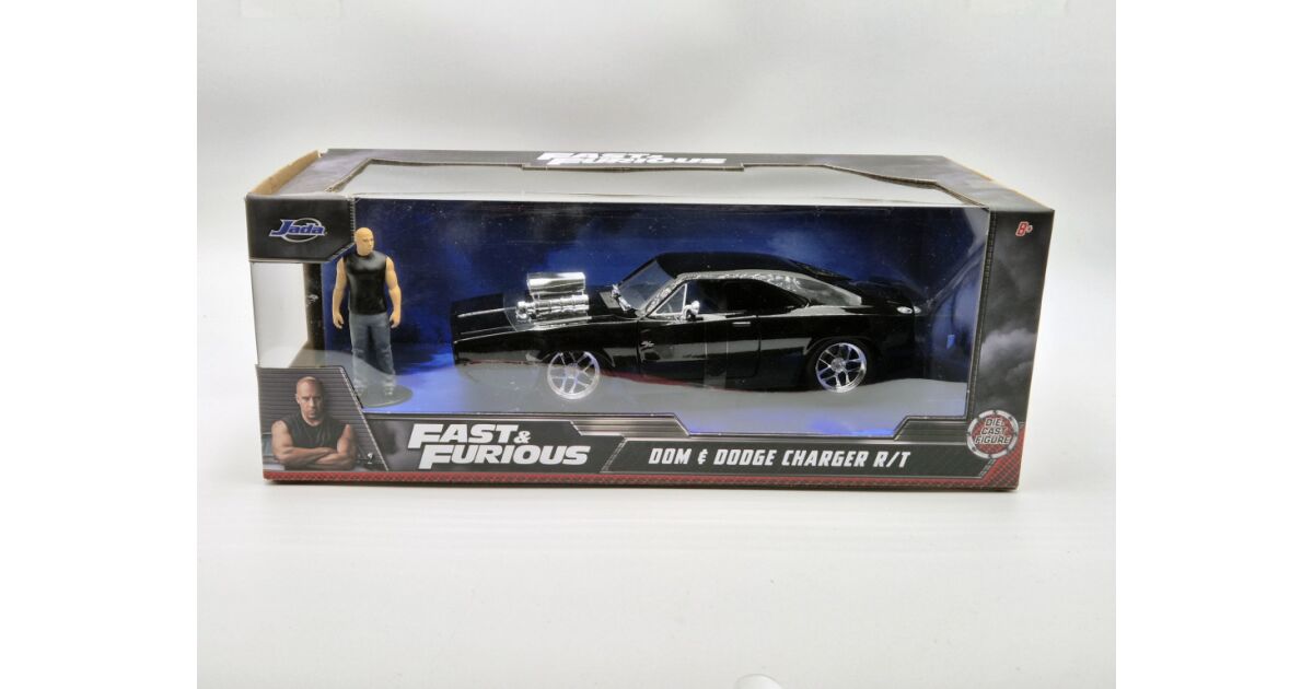 Dom's Dodge Charger (1970) - Dom figurával - Fast & Furious - Halálos ...