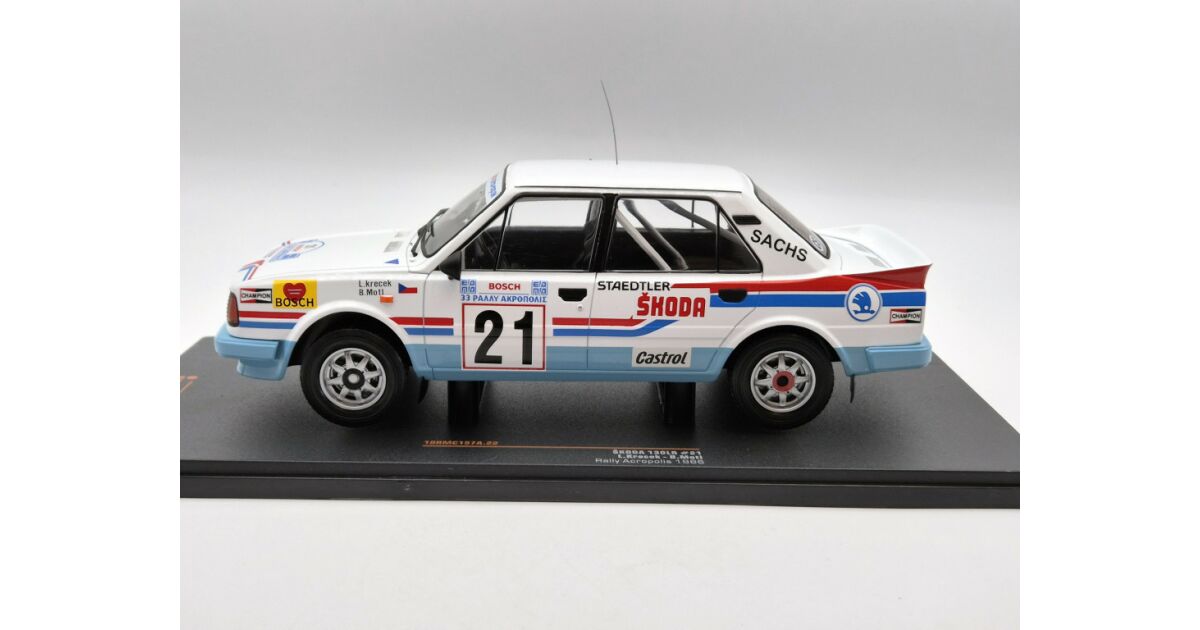 Škoda 130 LR #21 (1986) - Rally Akropolis - Ixo - 1:18 | Pepita.com