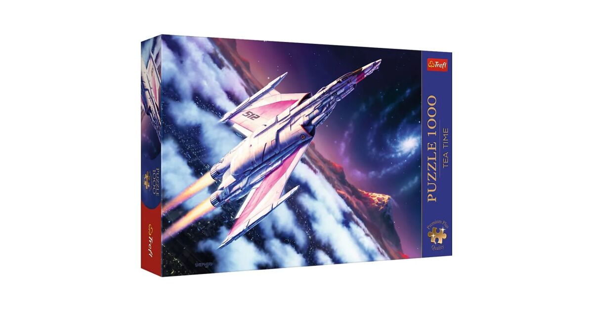 PUZZLE TREFL 1000 PREMIUM PLUS CZAS NA HERBATĘ LOT W PRZESTRZENI ...