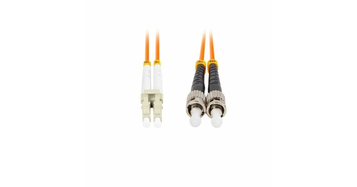 CABLU DE PATCH-URI DIN FIBRĂ OPTICĂ MM ST/UPC-LC/UPC DUPLEX 3,0MM OM2 ...