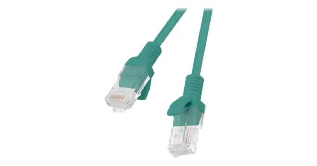 CABLU DE PATCH-URI CAT.5E UTP 0.25M VERDE FLUKE TRECUT LANBERG PACHET ...