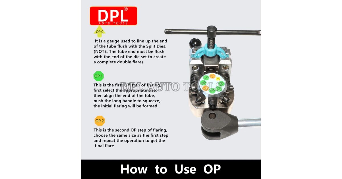 Professional Brake Pipe Flaring Tool, Creates Leakproof Connections, 45 ...